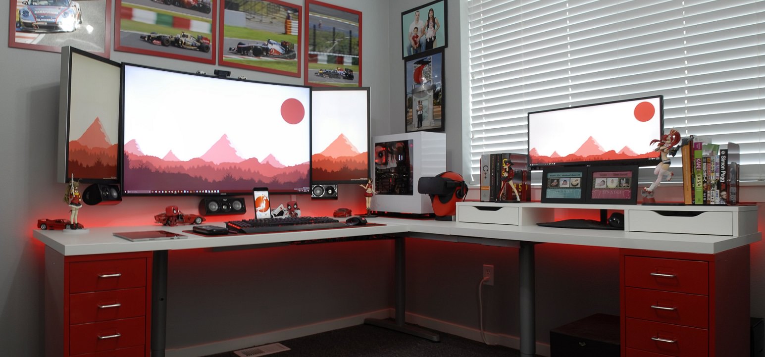 22 Awesome Gaming Battlestations / PC Setups Man Cave Mafia